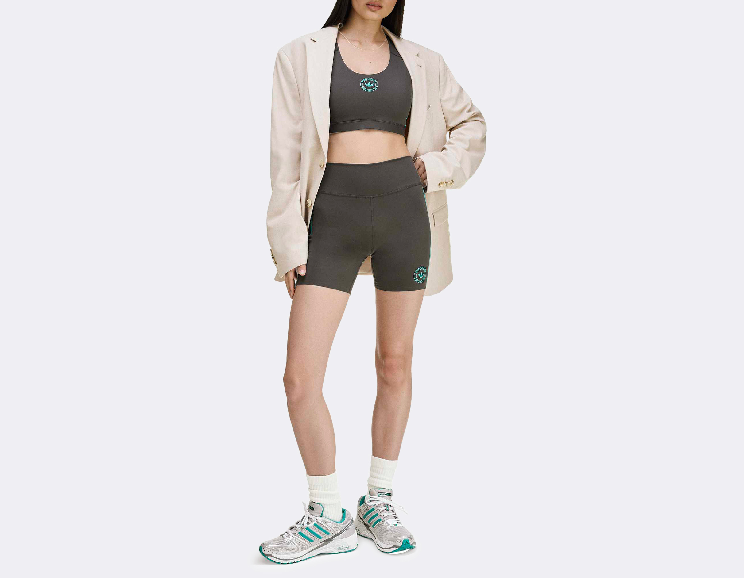 adidas Bralette Sporty & Rich Carbon KA0710