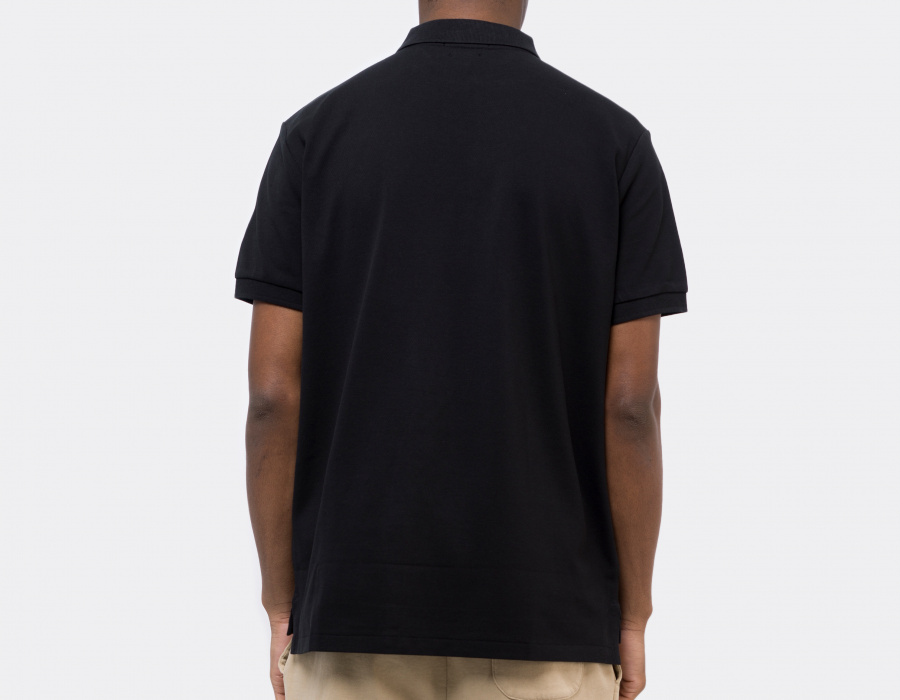 Polo Ralph Lauren Custom Slim Fit Polo Shirt Black 710782592001